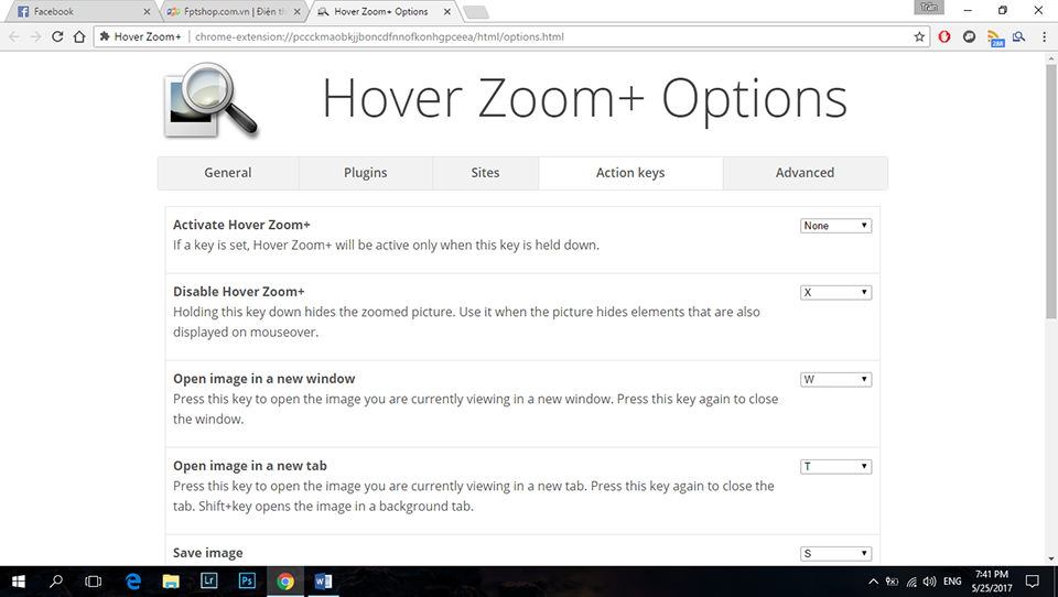 Tự động xem ảnh cỡ lớn với tiện ích Hover Zoom