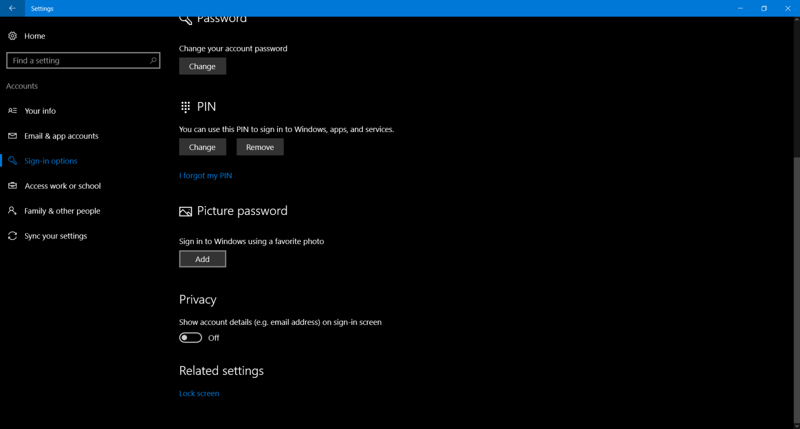 Mẹo đăng nhập Windows 10 bằng hình ảnh