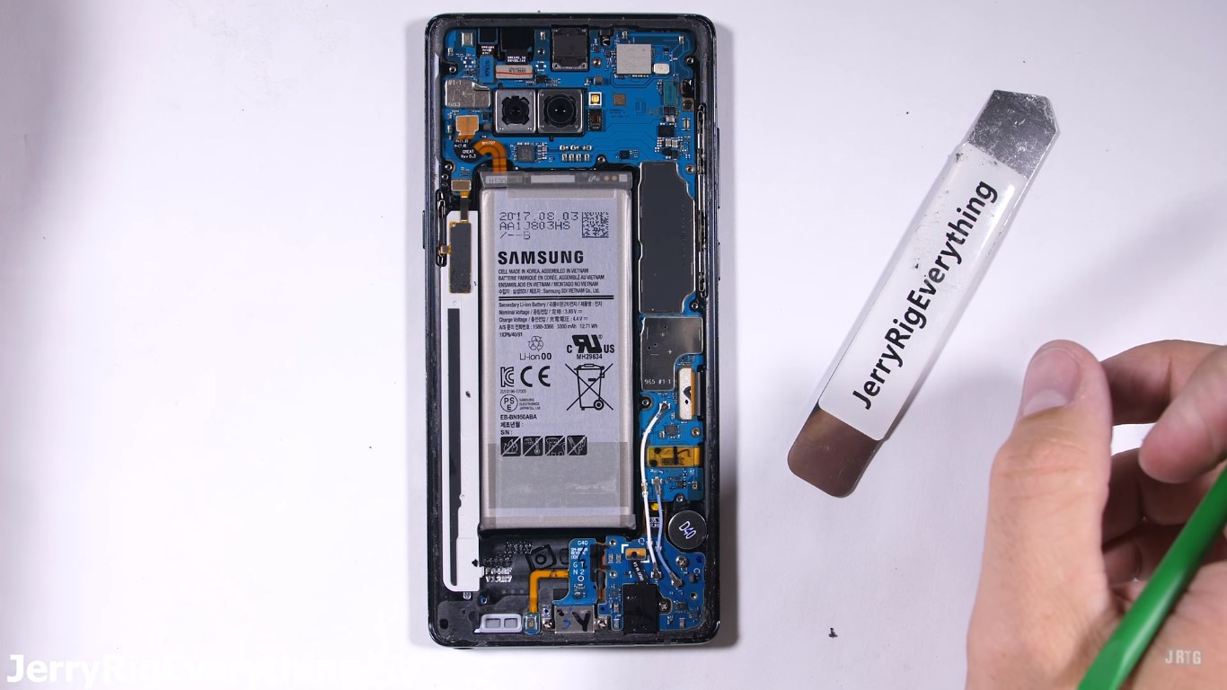 Các bộ phận chi tiết Galaxy Note 8 rõ nét nhất