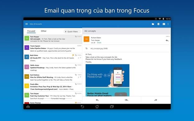 Top 10 ứng dụng email tốt nhất