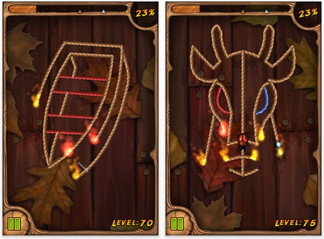 Burn The Rope: Game thú vị với những sợi dây