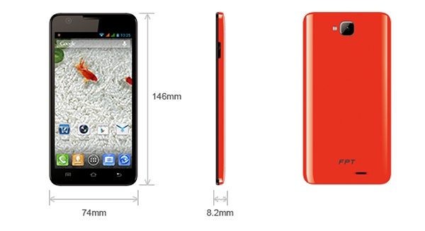 Trên tay chiếc điện thoại FPT Life 5, trải nghiệm màn hình lớn đầy hấp dẫn