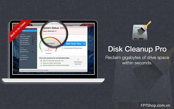 Hướng dẫn download và sử dụng phần mềm Disk Cleanup Pro miễn phí cho Mac OS