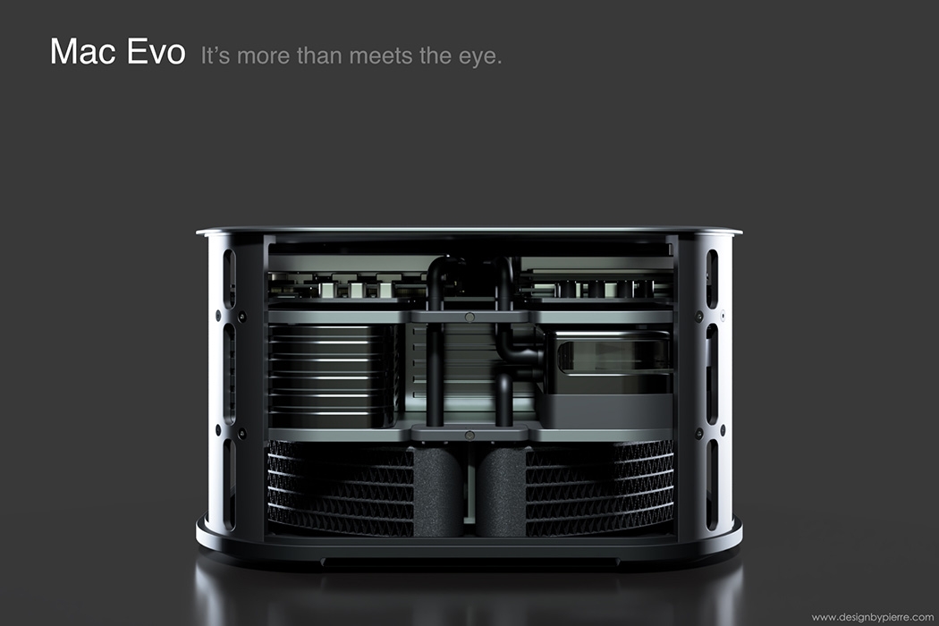 Concept Mac Evo kết hợp giữa Mac Mini và Mac Pro