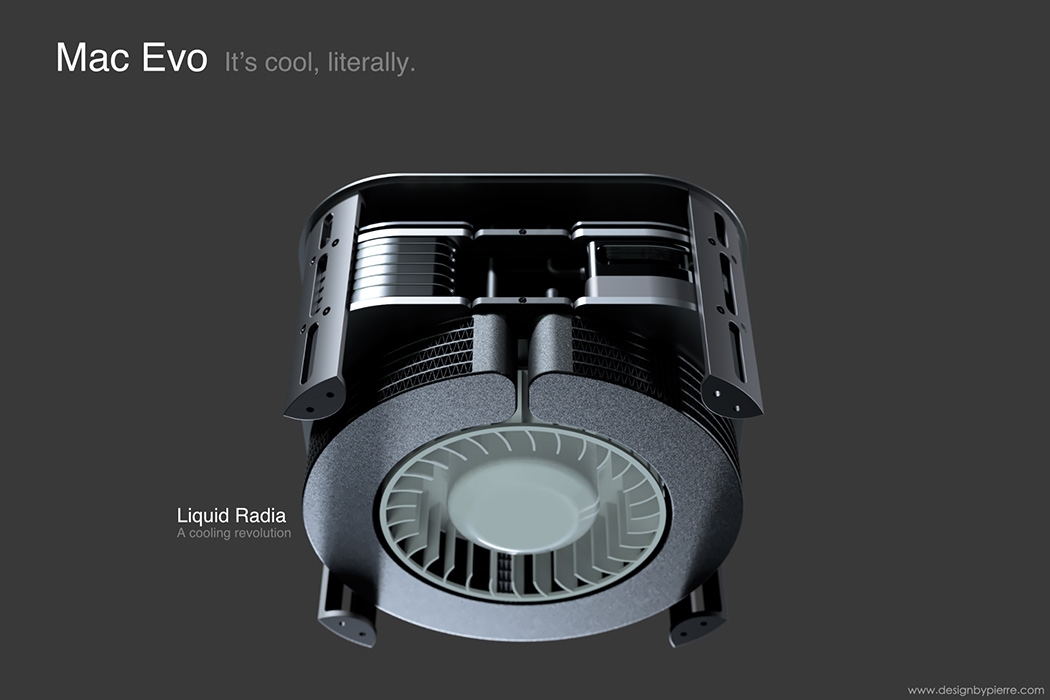 Concept Mac Evo kết hợp giữa Mac Mini và Mac Pro