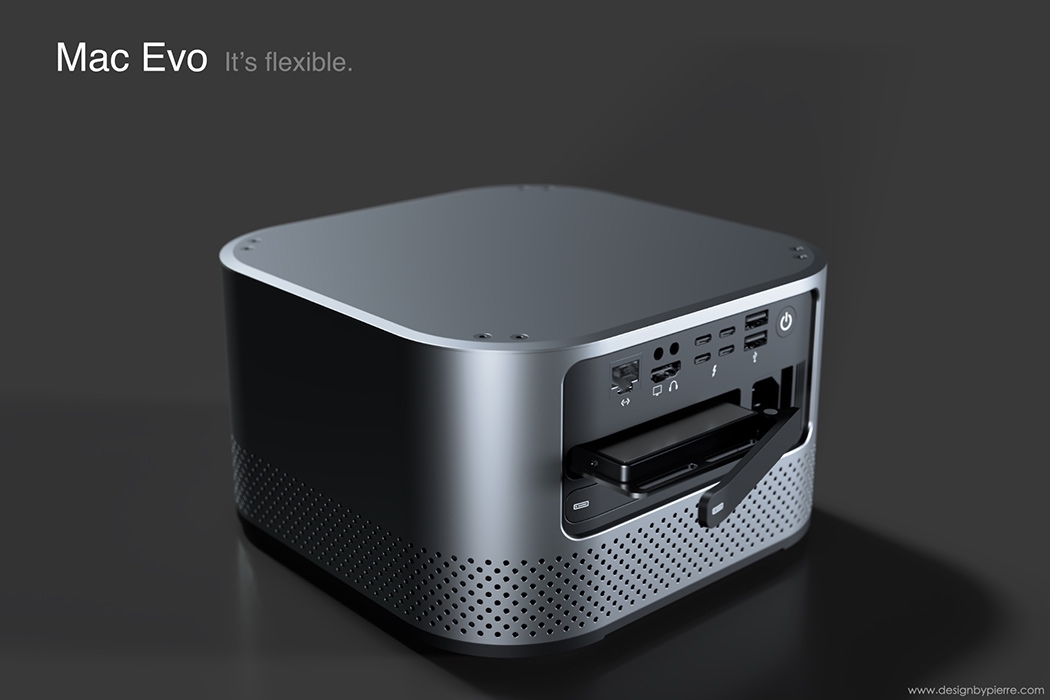 Concept Mac Evo kết hợp giữa Mac Mini và Mac Pro