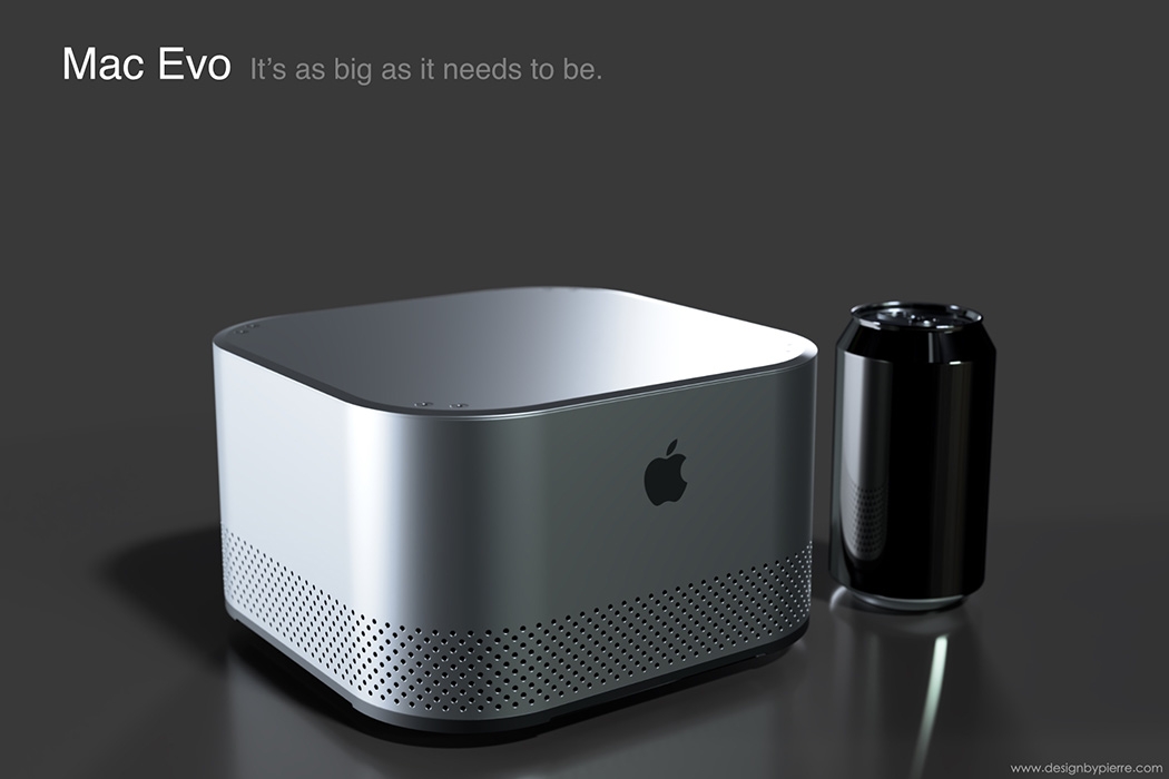 Concept Mac Evo kết hợp giữa Mac Mini và Mac Pro