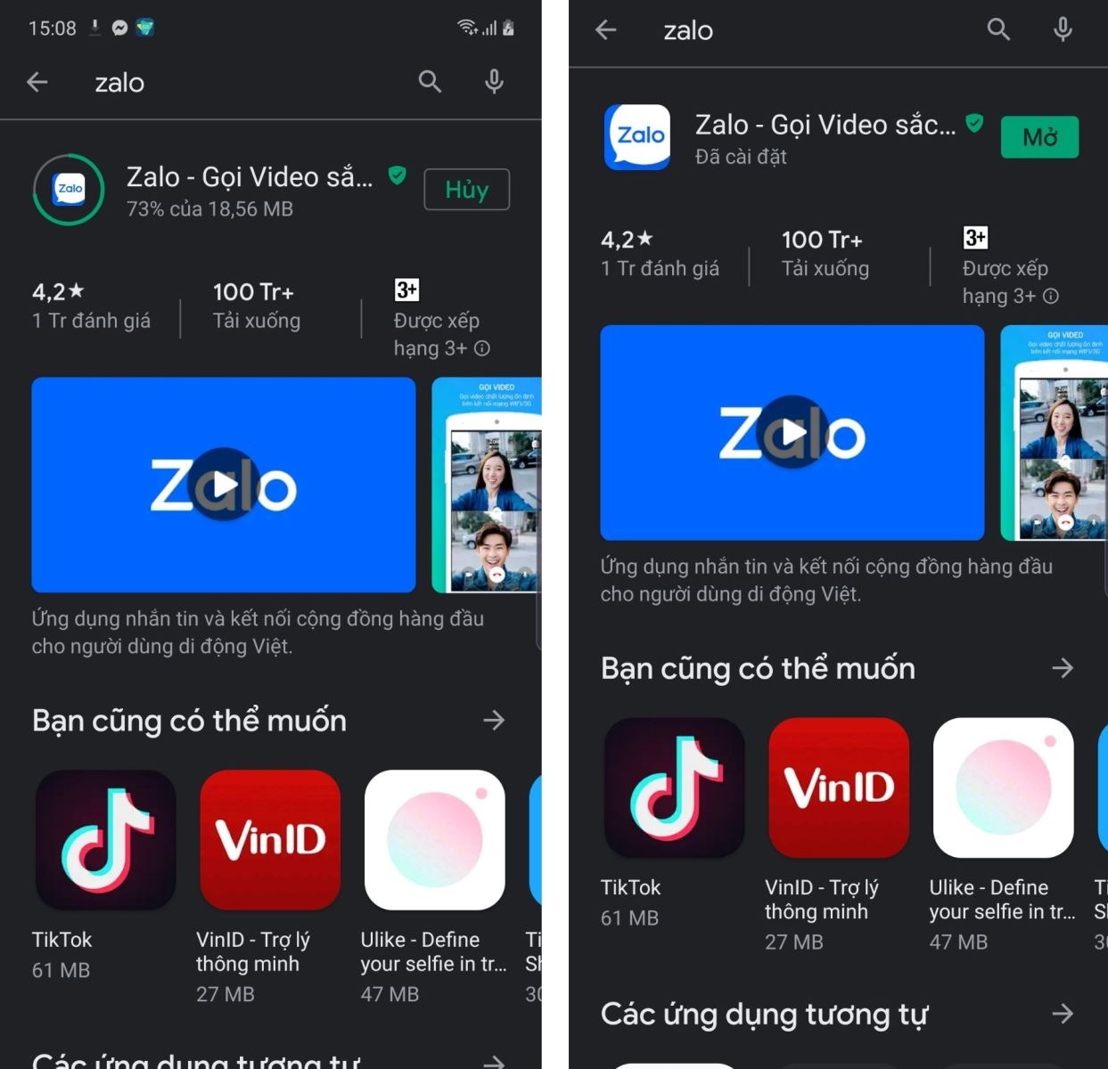 Thủ thuật kích hoạt chế độ Darkmode ấn tượng trên Zalo