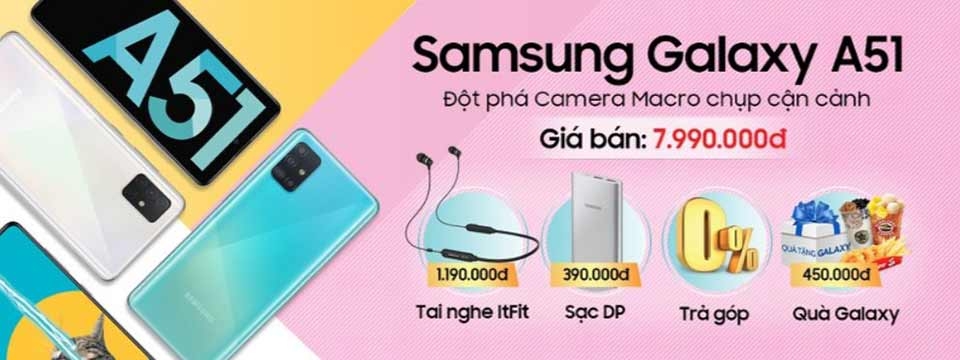 Vì sao nên mua Samsung Galaxy A51 tại FPT Shop ở thời điểm này