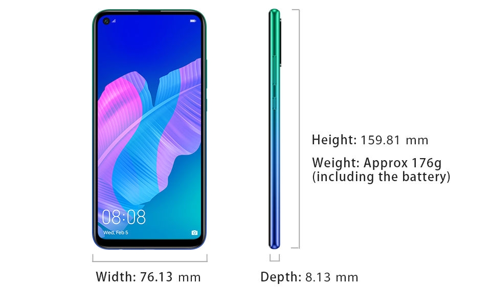 Huawei Y7p được trang bị bộ vi xử lý Kirin 710F