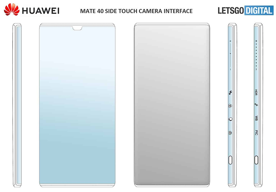 Huawei Mate 40 có thể có giao diện camera Side-Touch mới