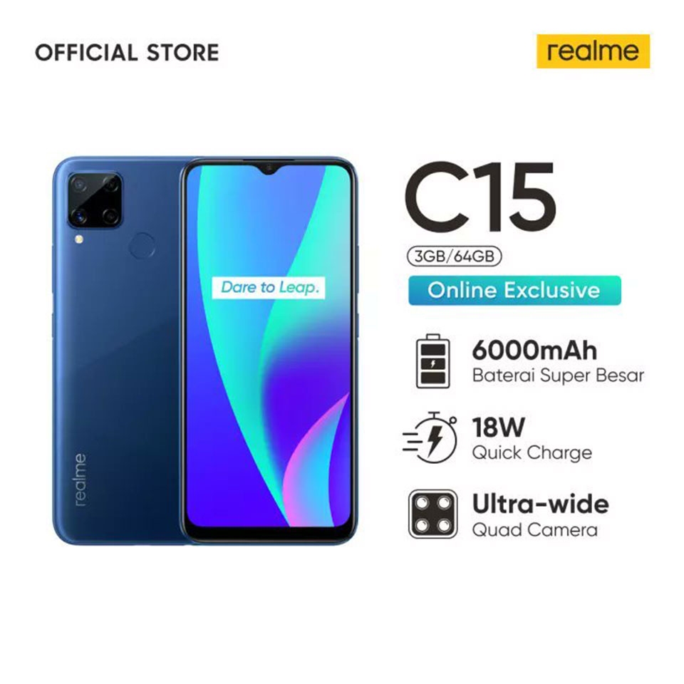 Cấu hình Realme C15 được xác nhận qua ảnh quảng cáo