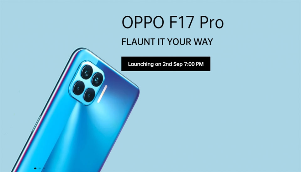 OPPO F17 và OPPO F17 Pro sẽ được ra mắt vào ngày 2 tháng 9