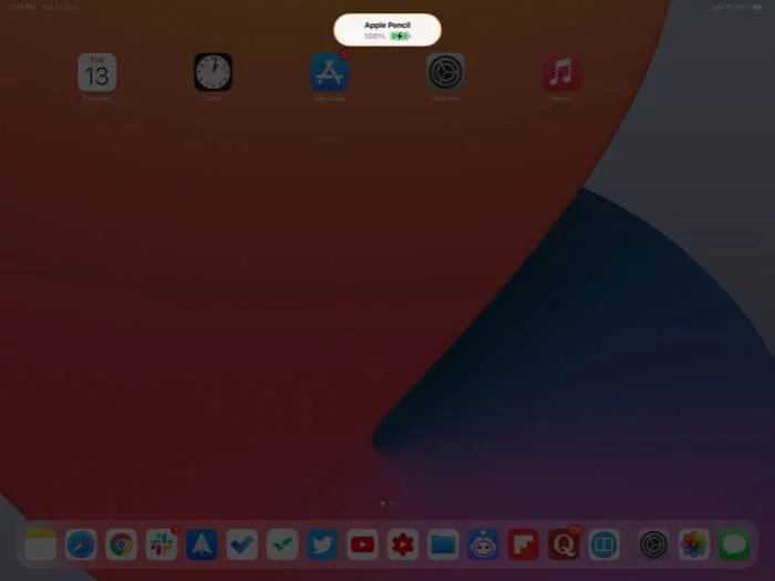 Cách kiểm tra pin của Apple Pencil trên iPad