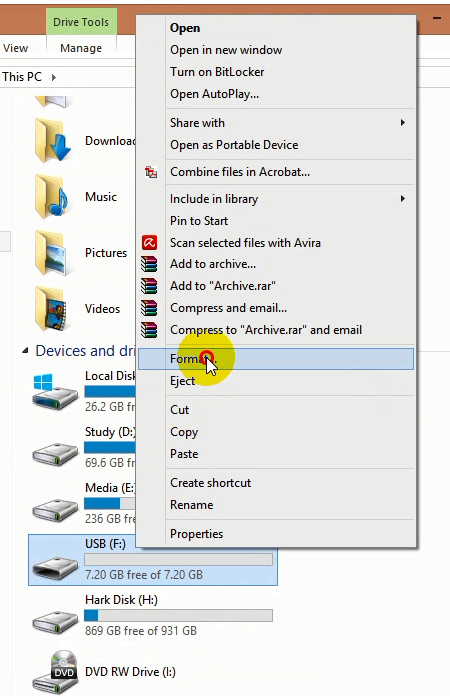 Hướng dẫn cách copy file lớn hơn 4GB vào USB FAT32