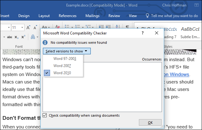 compatibility là gì? Compatibility Mode trong Office là gì?