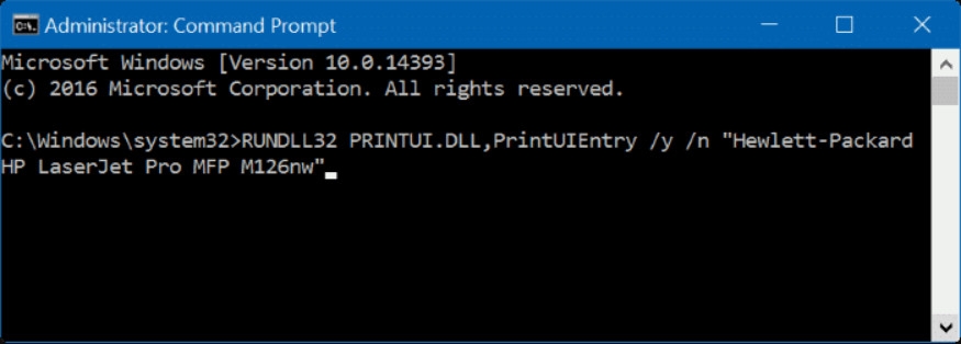 Cách cài đặt máy in mặc định trên Windows 10