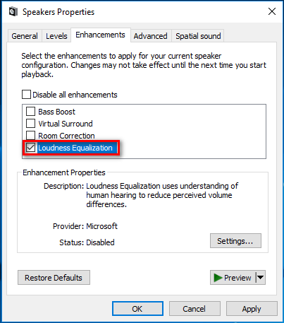 Loudness Equalization là gì và cách sử dụng