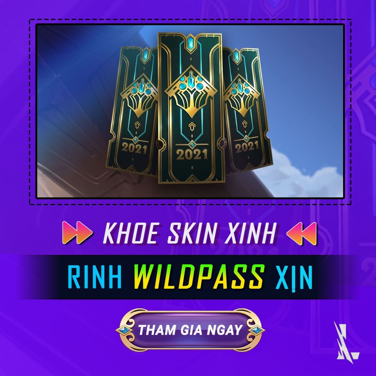 [VCTC] Minigame Khoe Skin Xinh - Rinh Wildpass Xịn có quà to