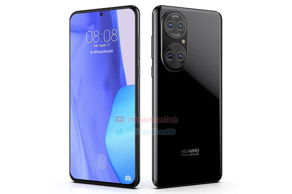 Huawei P50 lộ diện tuyệt đẹp trong loạt ảnh và video render