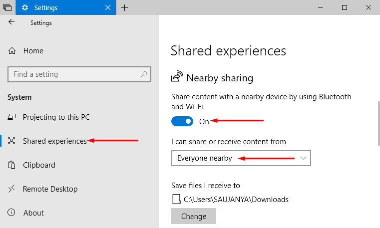 Cách sửa lỗi Nearby Sharing không làm việc trên Windows 10