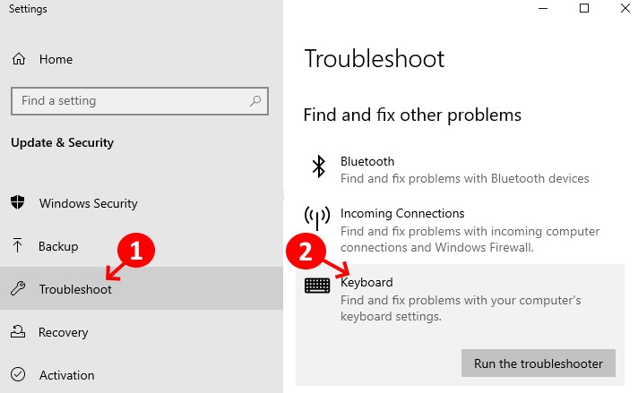 Cách sửa lỗi các shortcut không hoạt động trên Windows 10