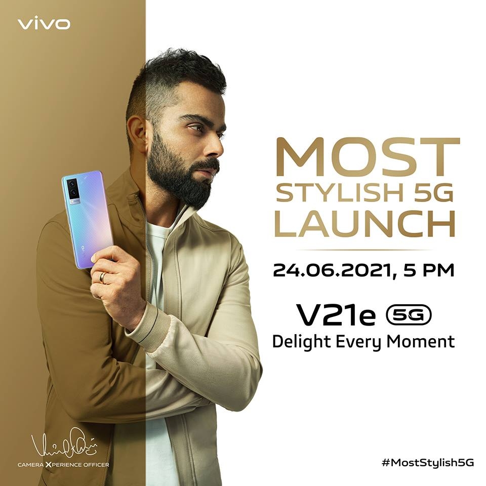 Vivo V21e 5G được xác nhận ra mắt ngày 24/6