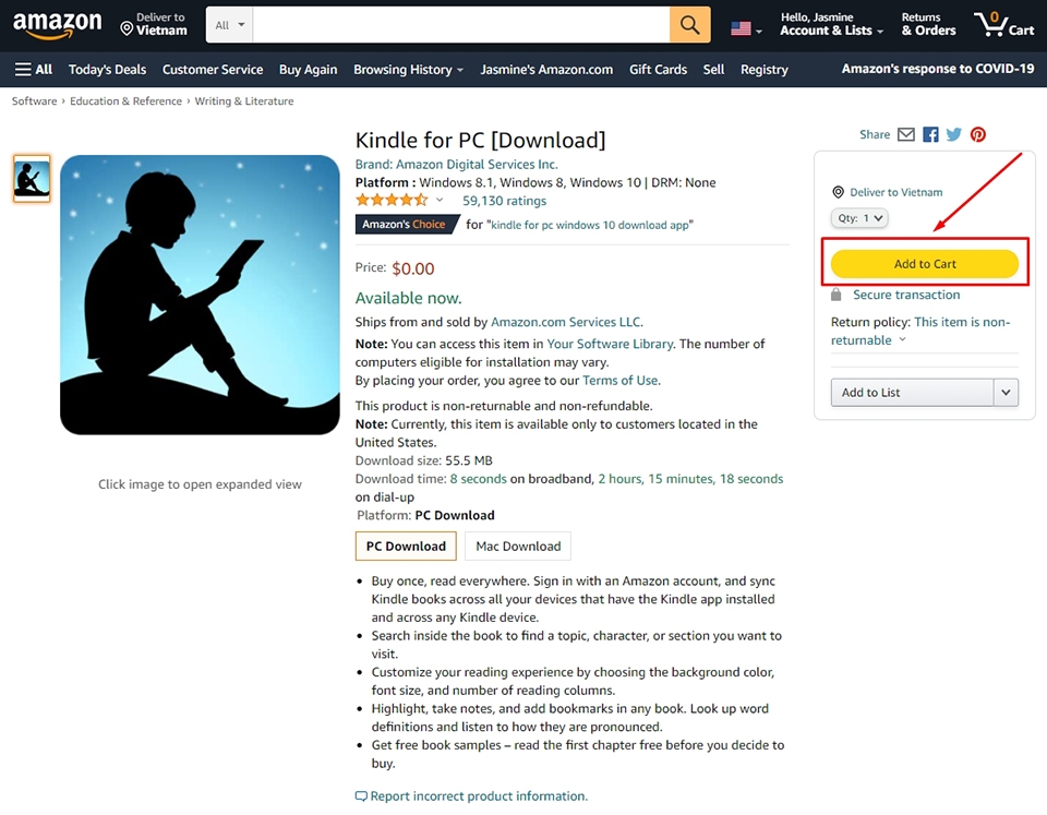 Kindle for PC: Cách cài đặt và sử dụng ứng dụng trên Windows
