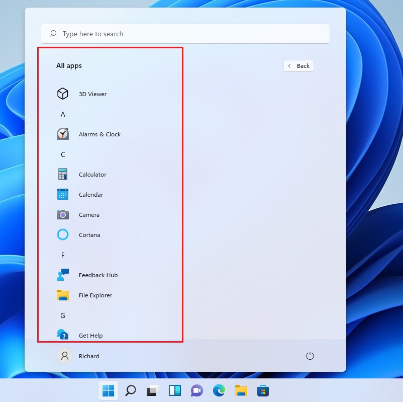 Cách ghim ứng dụng yêu thích vào thanh Taskbar trên Windows 11