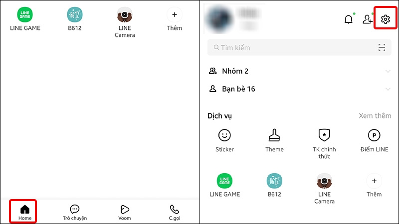 Hướng dẫn thay đổi hình nền chat, theme LINE