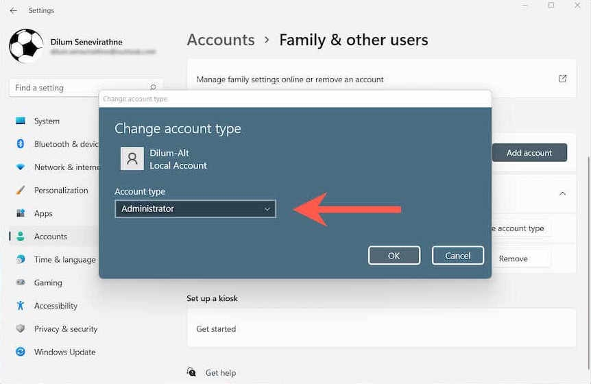 Cách sửa lỗi “System error 5” trên Windows 11