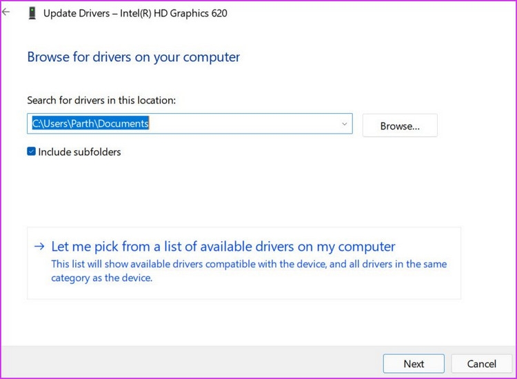 Cách sửa lỗi Intel Graphics không hiển thị trên Windows 11