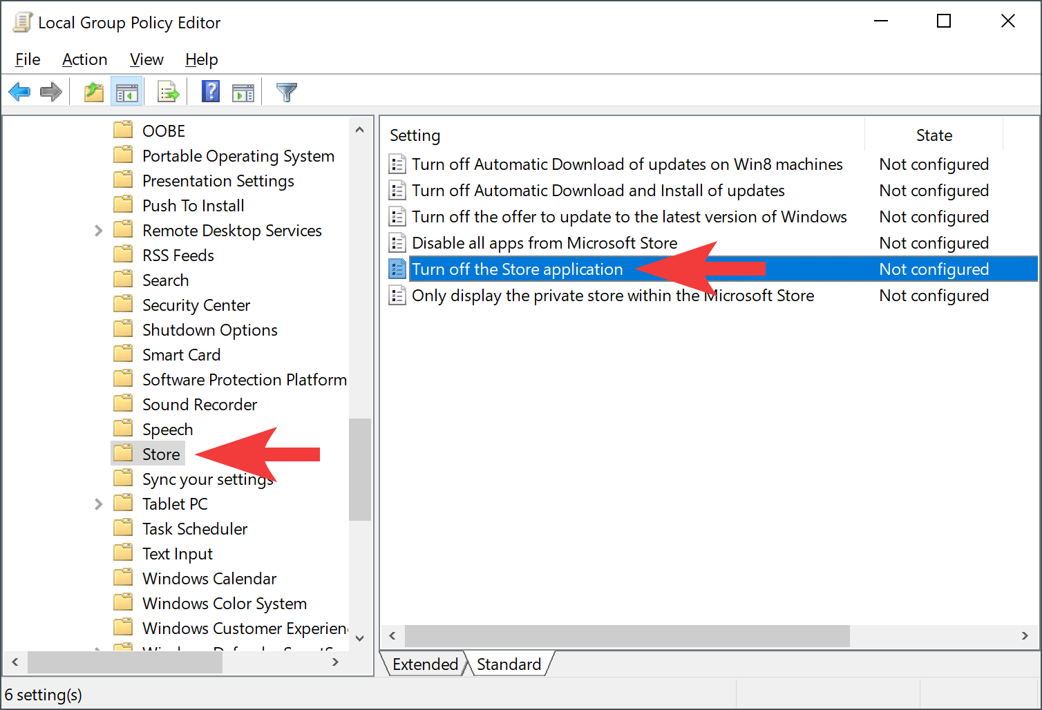 Cho phép hoặc chặn quyền truy cập Microsoft Store trên Windows