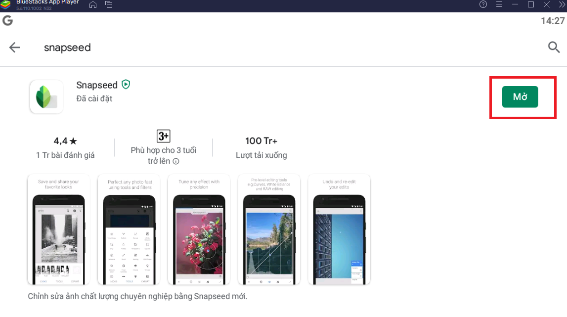 Hướng dẫn tải Snapseed trên máy tính đơn giản và nhanh chóng