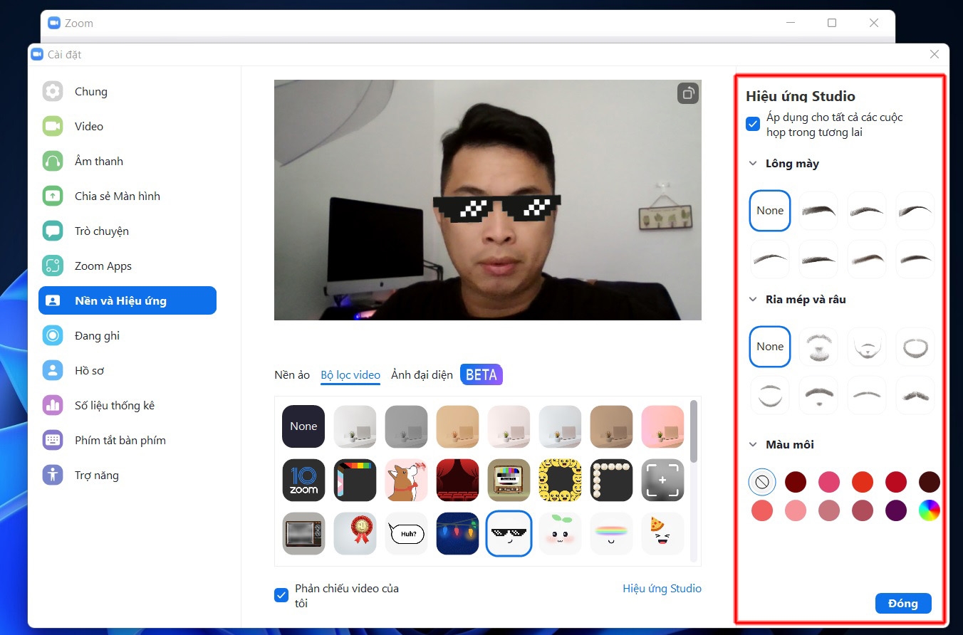 Cách học Zoom có filter, cách lấy filter Instagram trên Zoom…