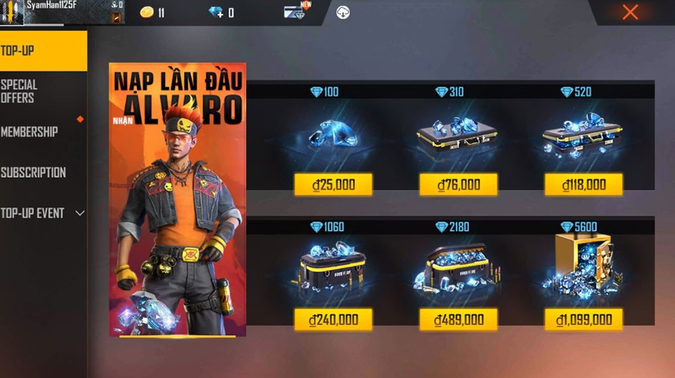 5 cách giúp bạn nhận kim cương miễn phí trong Free Fire