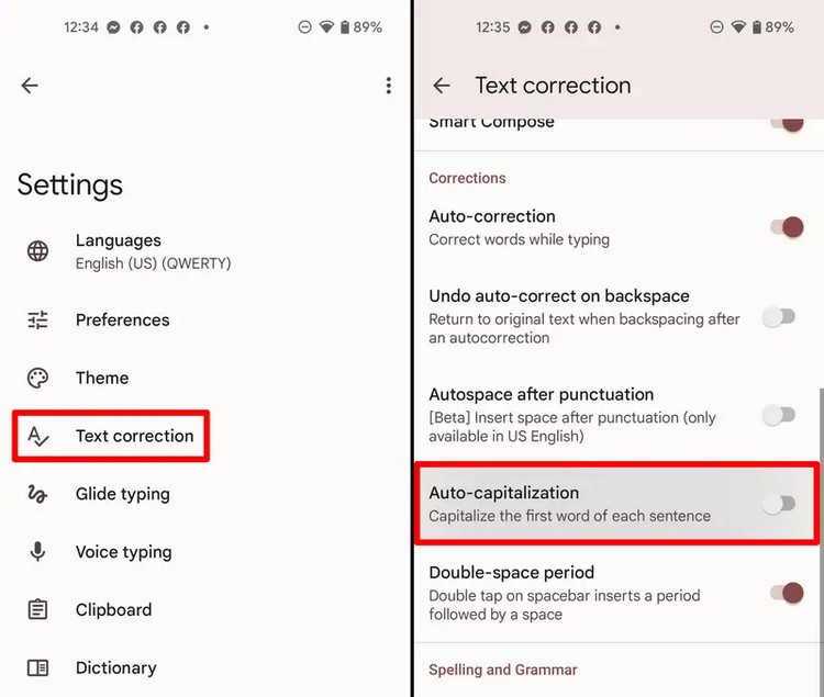 Cách tắt tự động viết hoa trong Google Docs
