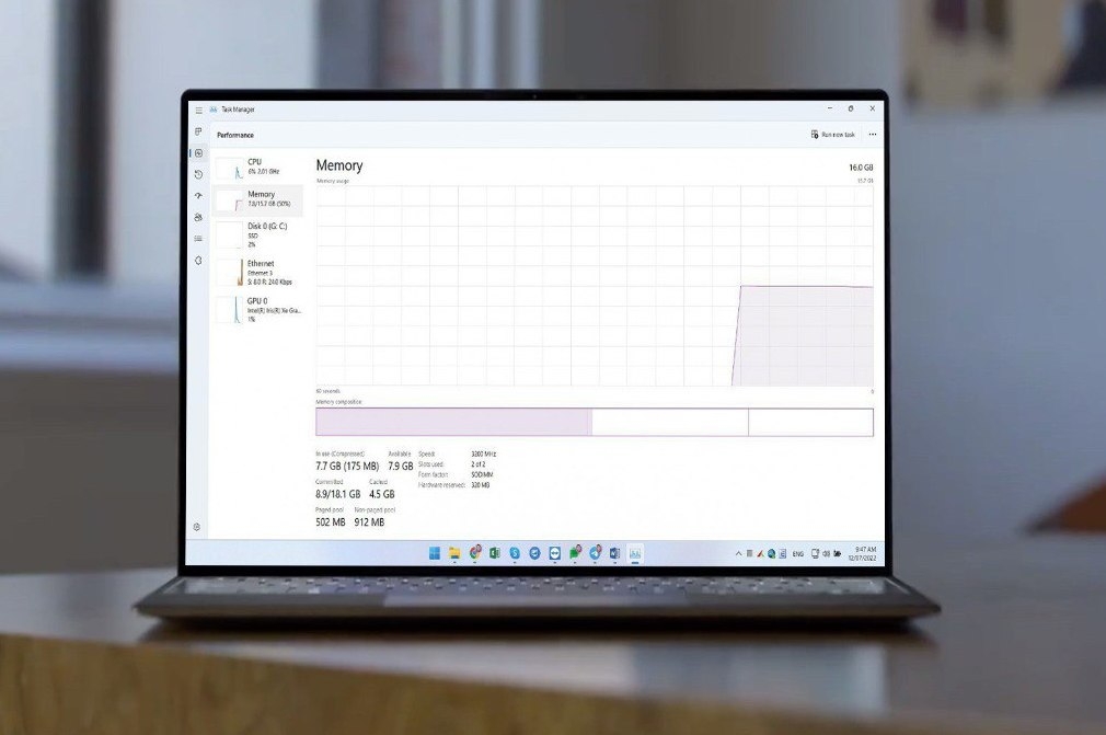 3 cách kiểm tra số khe RAM trống trên laptop không cần tháo máy