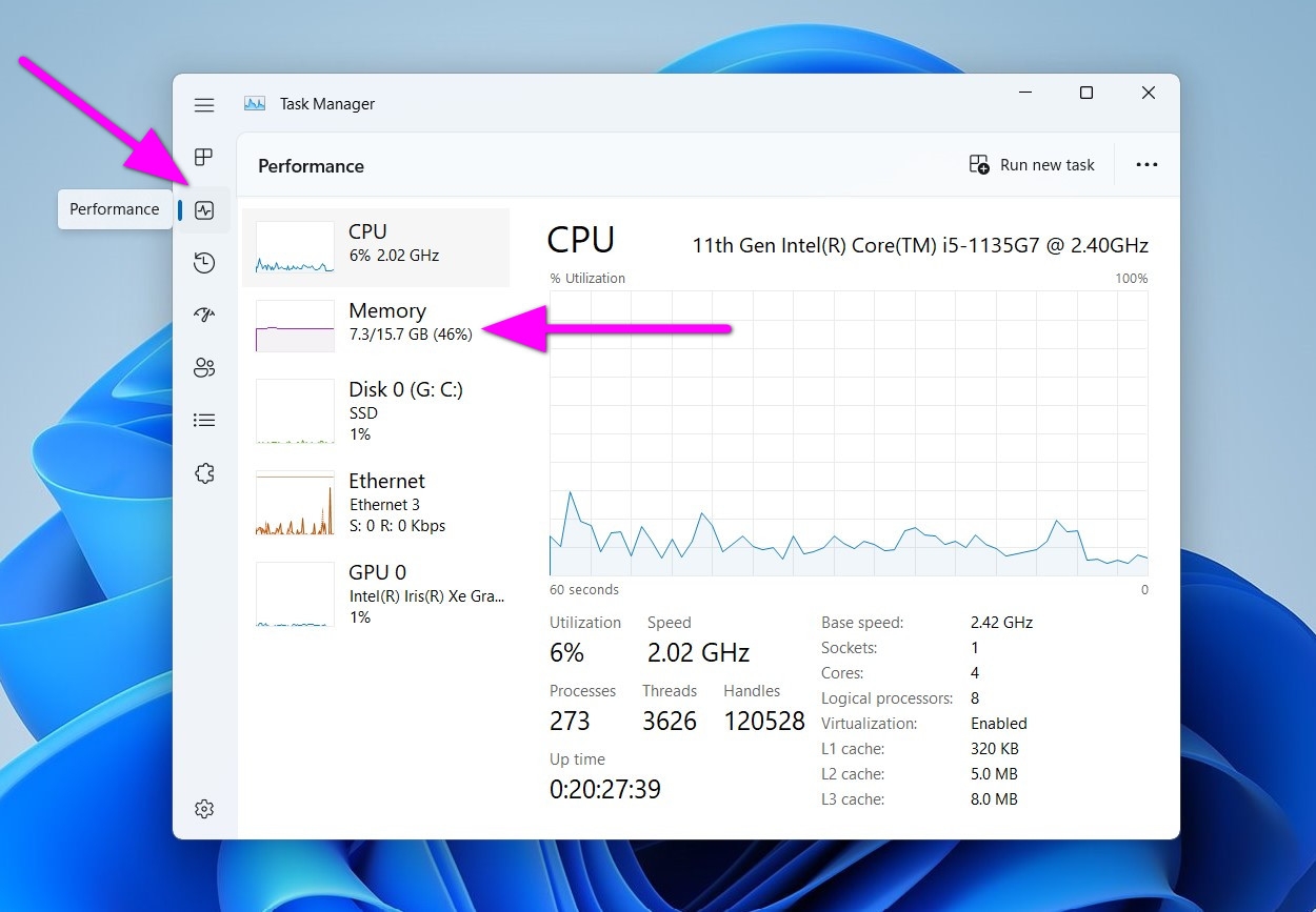 3 cách kiểm tra số khe RAM trống trên laptop không cần tháo máy
