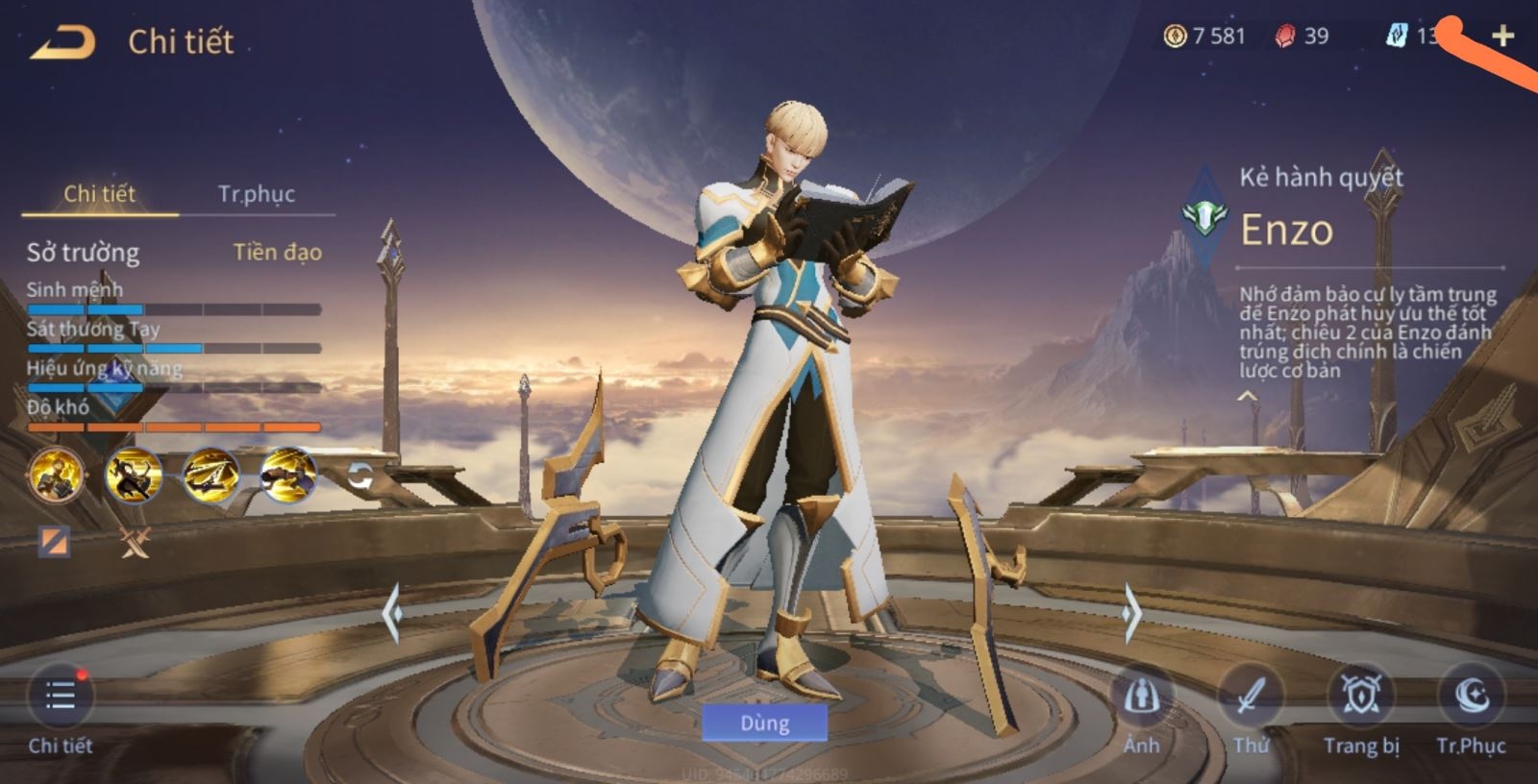 Cách chơi Enzo cho người mới bắt đầu cực chuẩn