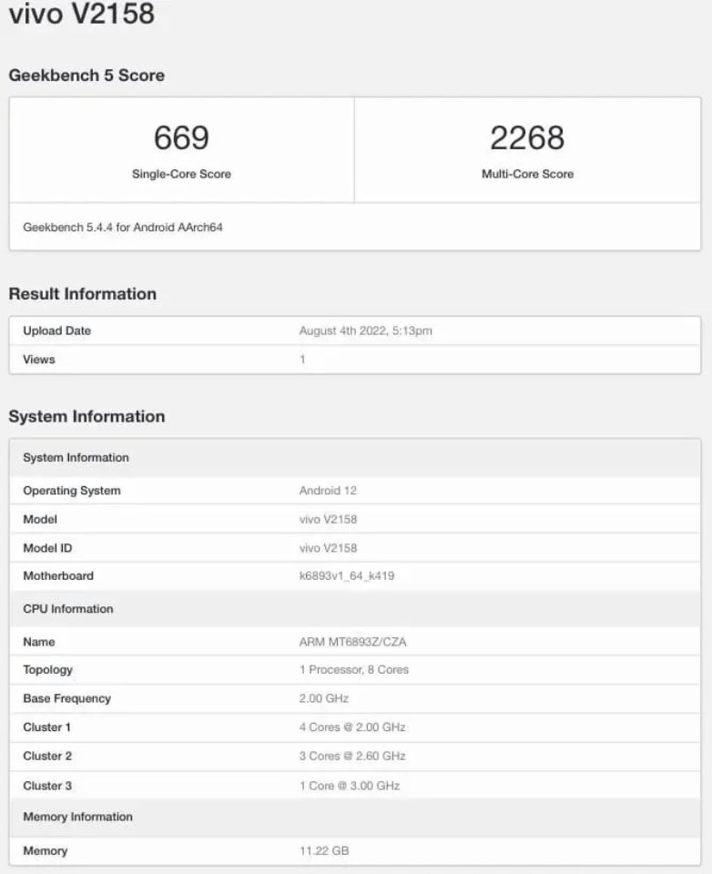 Realme V25 Pro lộ điểm hiệu năng ấn tượng trên Geekbench