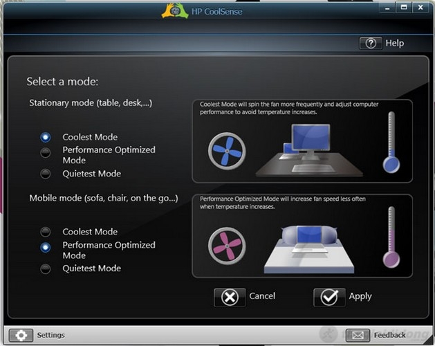 Công nghệ HP CoolSense là gì? Hướng dẫn tùy chỉnh theo nhu cầu