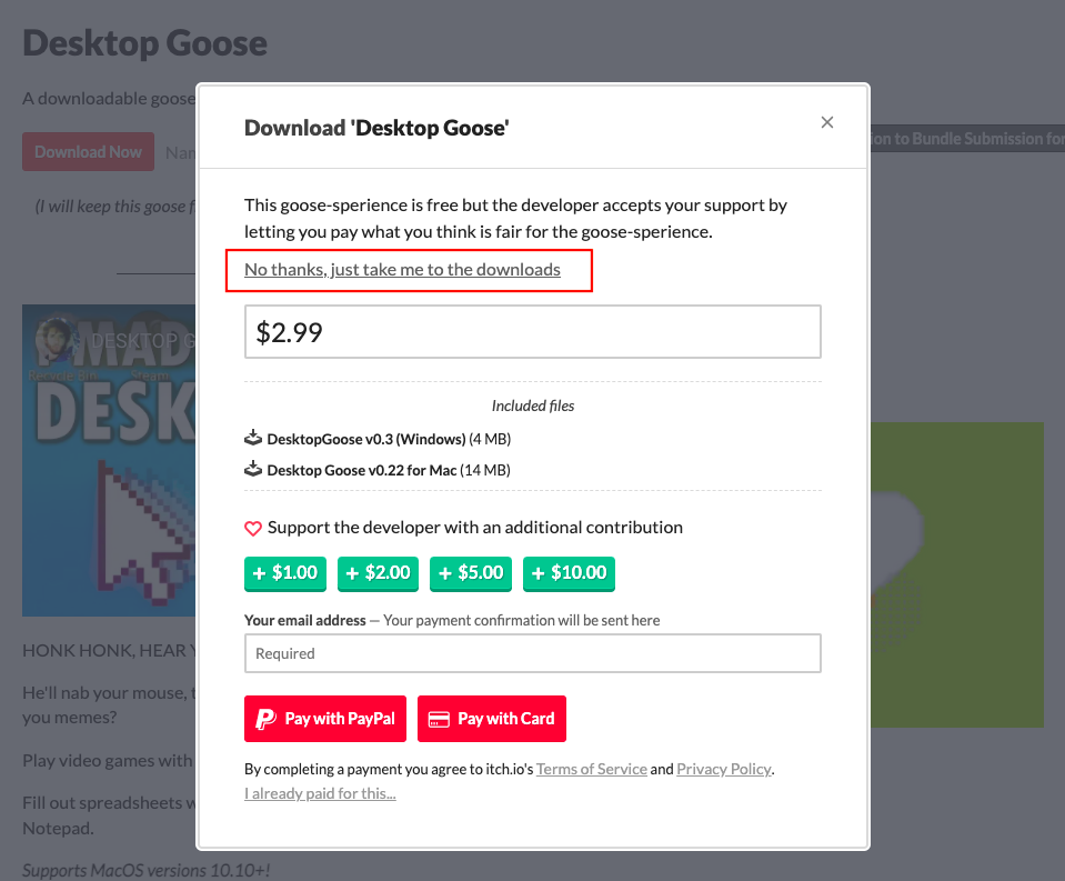 5 phút có ngay chú vịt quậy phá goose desktop đang viral