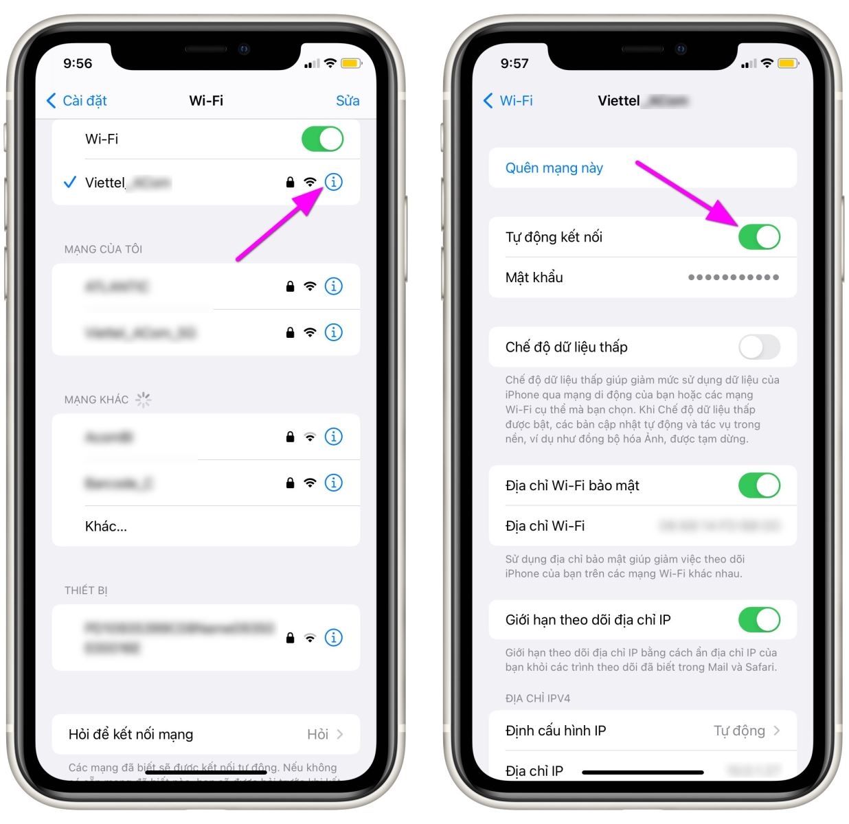 Cách tự động kết nối vào mạng WiFi mạnh hơn trên iPhone