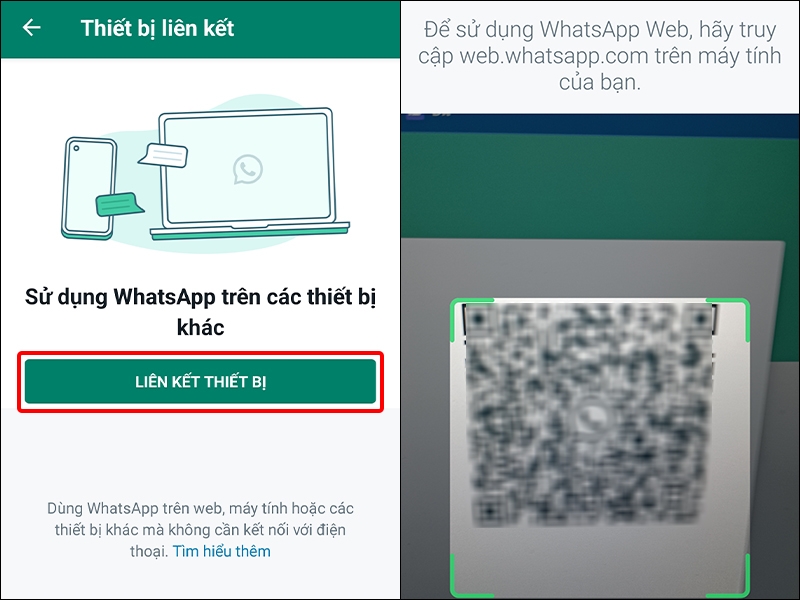Cách sử dụng WhatsApp trên các thiết bị khác