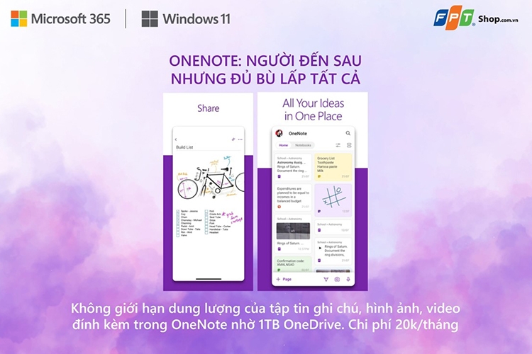 So sánh các ứng dụng ghi chú: Google Keep, Evernote và OneNote