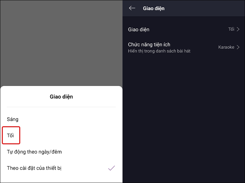 Cách thay đổi giao diện ứng dụng Zing MP3