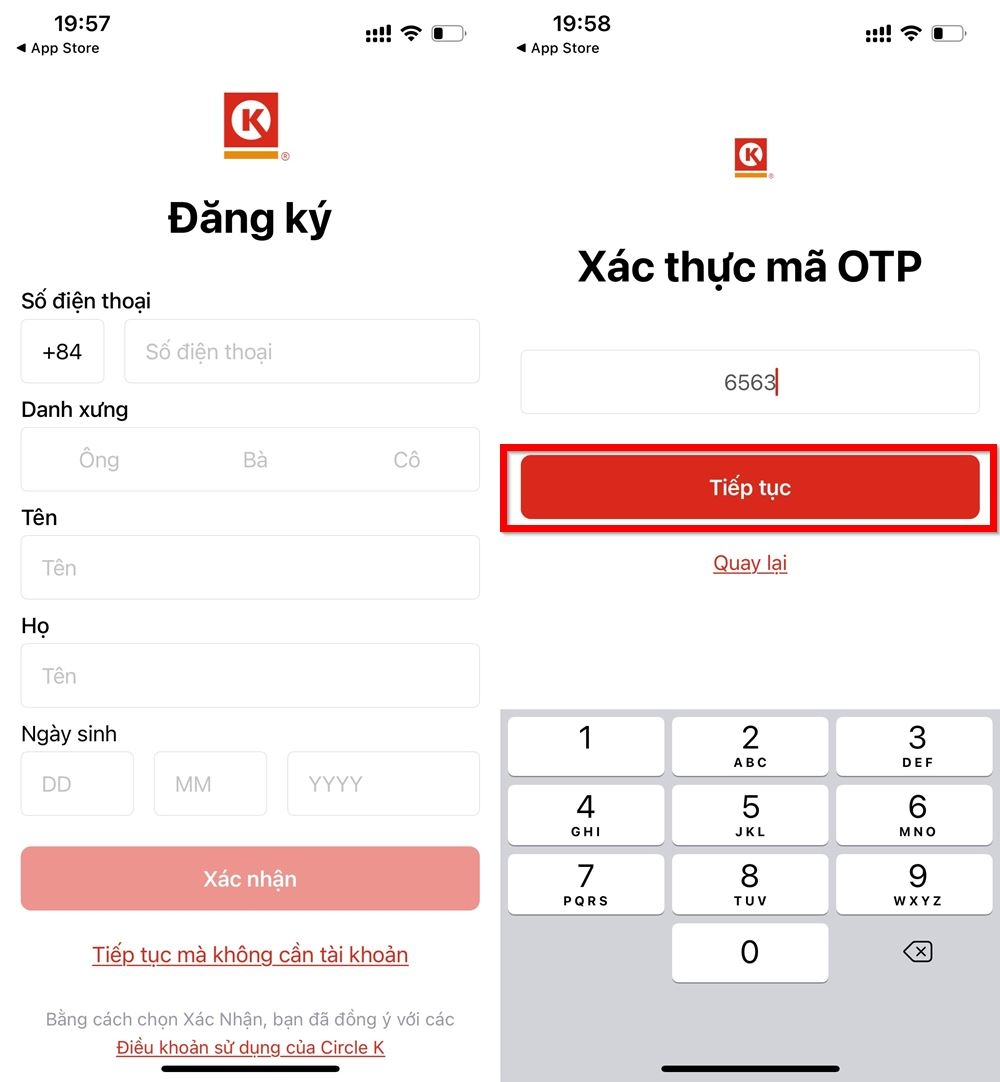 Cách sử dụng app CK Club của Circle K