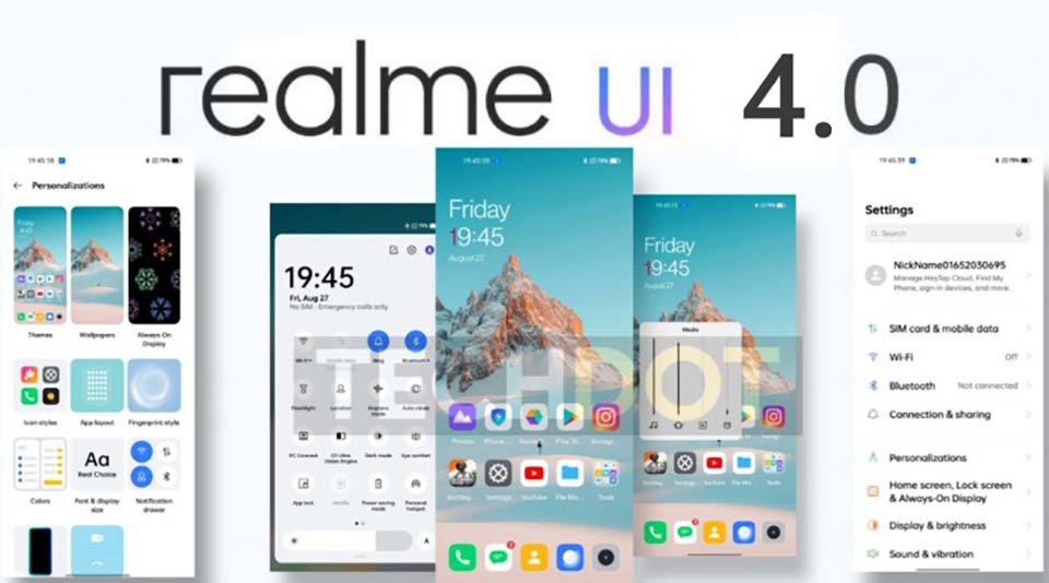 Tìm hiểu Realme UI 4.0: Ngày phát hành, tính năng mới