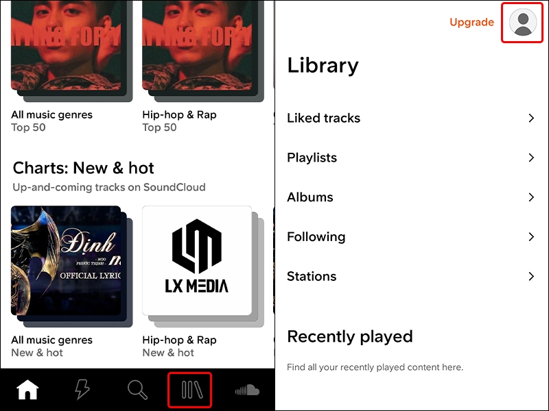 Hướng dẫn thay đổi giao diện SoundCloud sang nền tối